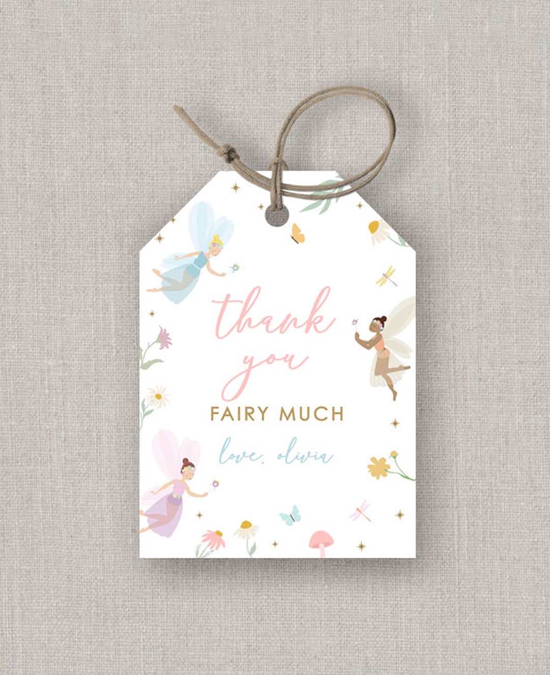 Fairy Favor Tags: Instant Download - Etsy