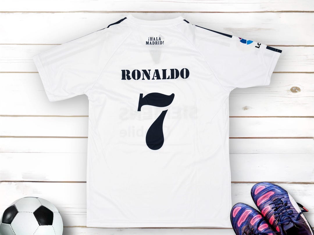 The Best Player Ronaldo Number 7 Football Madrid Jersey Costume Adult ...