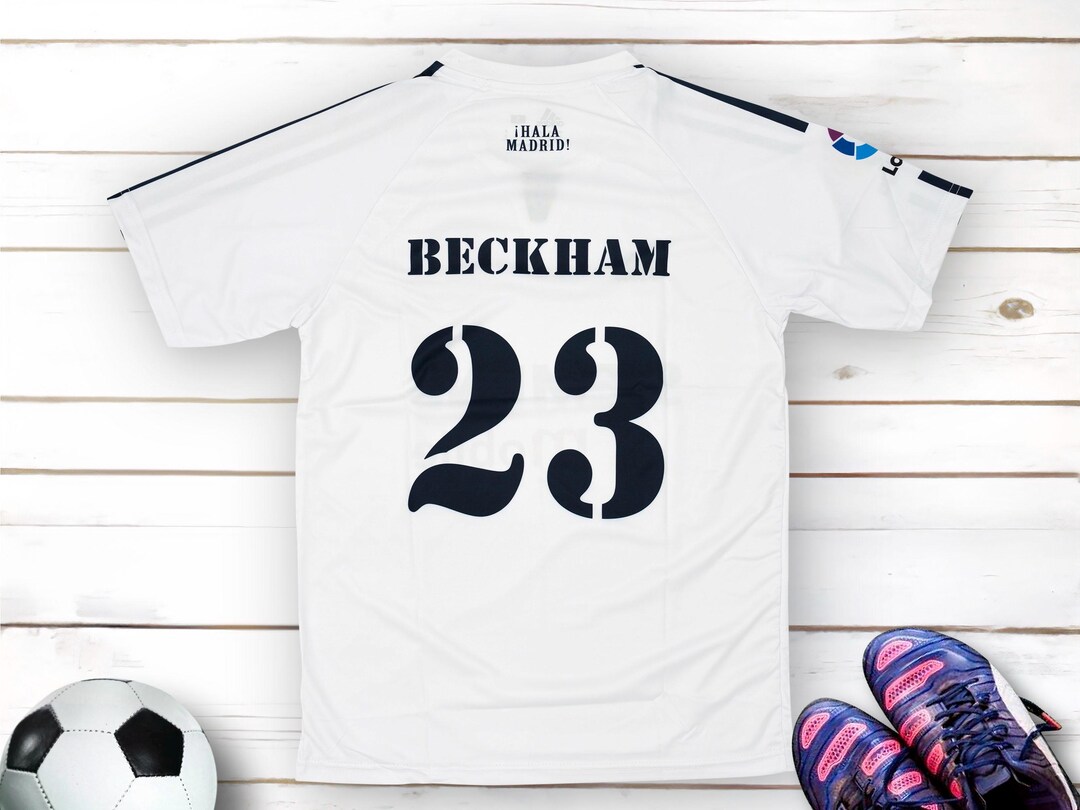 The Best Player Beckham Number 23 Football Madrid Fans Jersey Adult ...