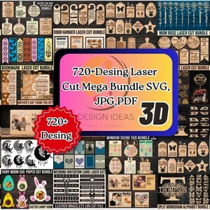 Ultimate Laser Cut Design Mega Bundle: 720 Premium Templates for ...