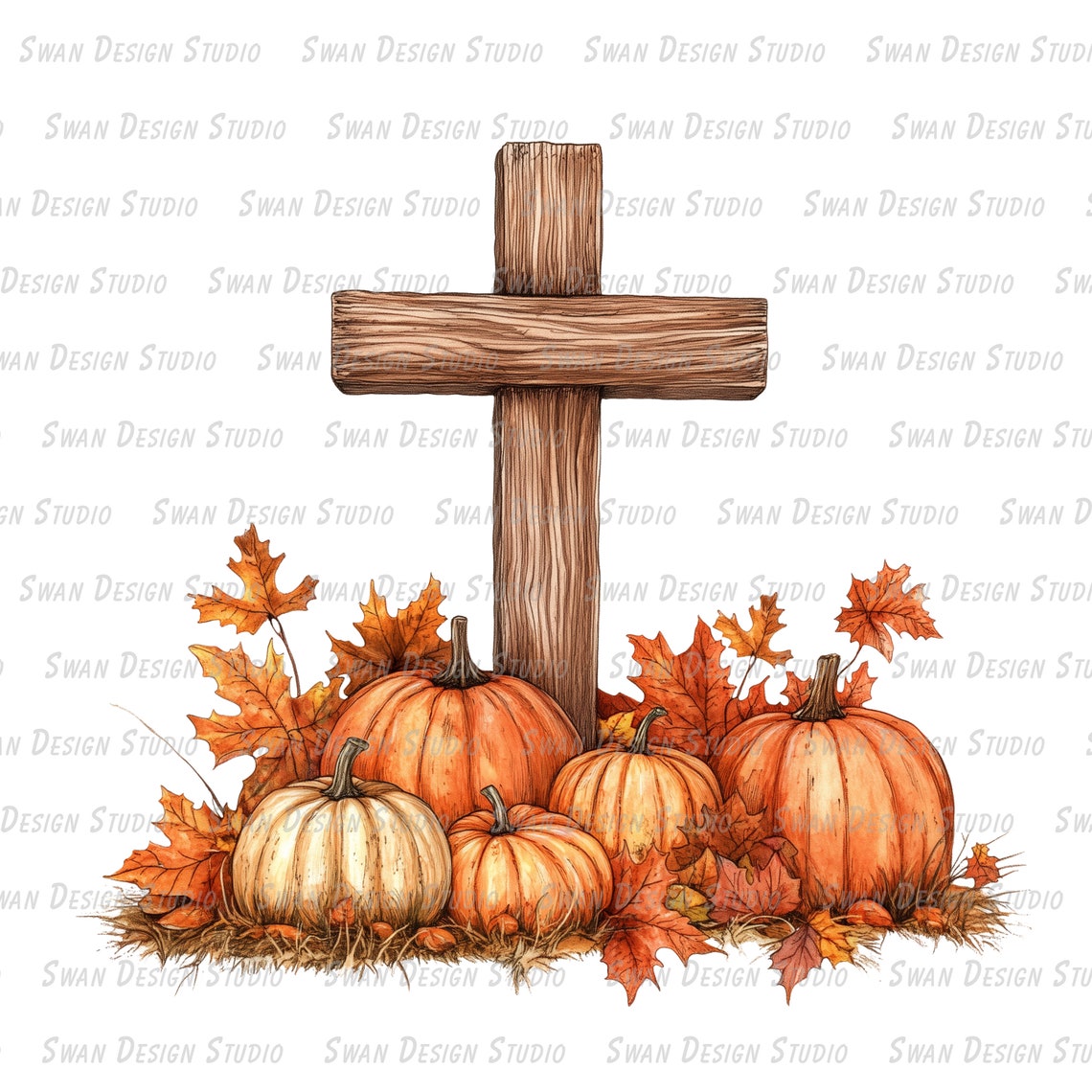Thanksgiving Cross,thanksgiving Design,digital Download PNG Svg,autumn ...
