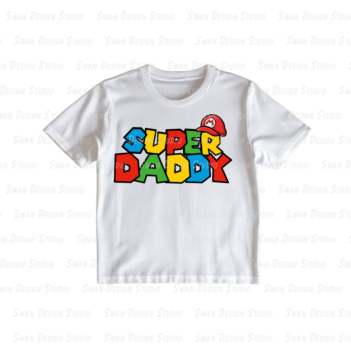 Super Mario Png Svg,super Daddy Png Svg，father's Day Png Svg，dad T ...