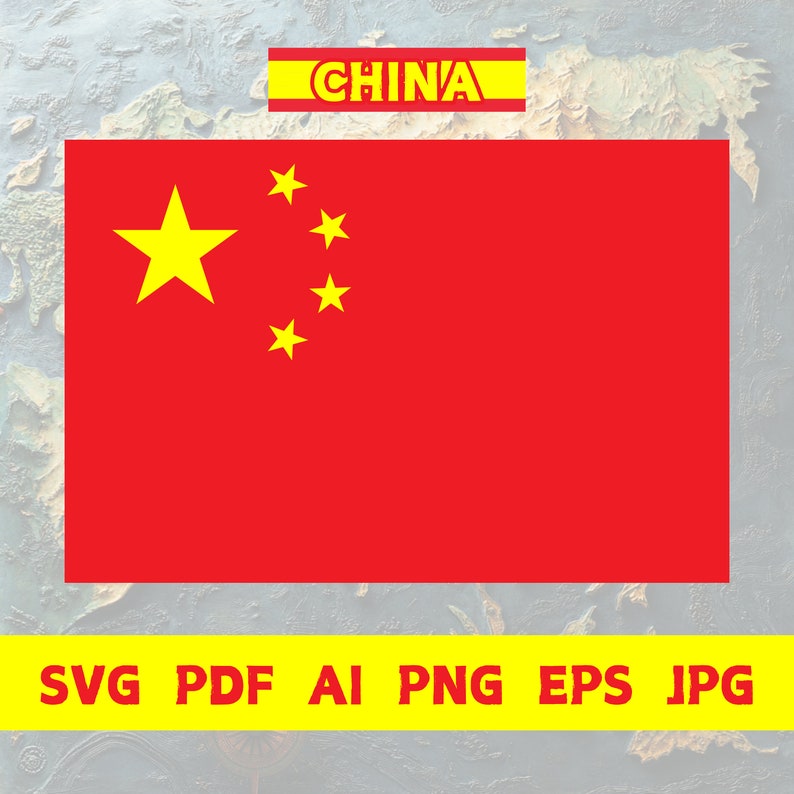 China Flag,oct 1st,china Svg Png Ai Eps Pdf Jpg,people's Republic of ...