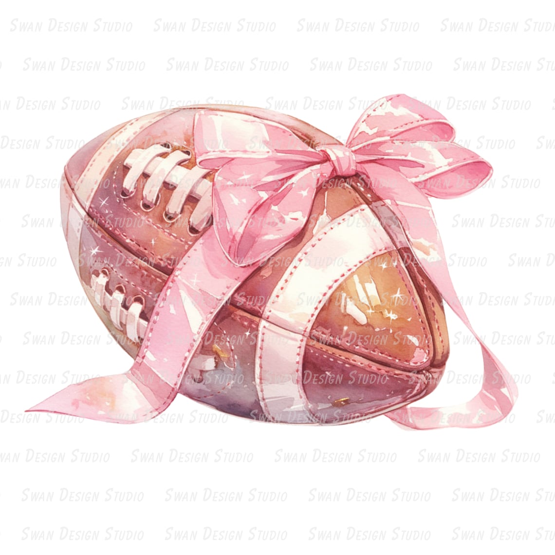 Coquette Football Png SVG, Football Bow Png, Football Mom Png, Pink ...
