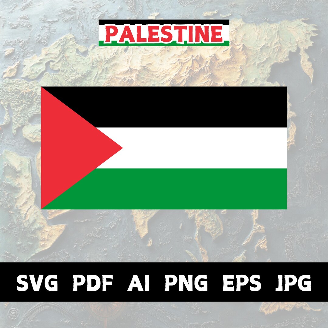 Palestinian National Flag, Levant Region, State of Palestine, National ...