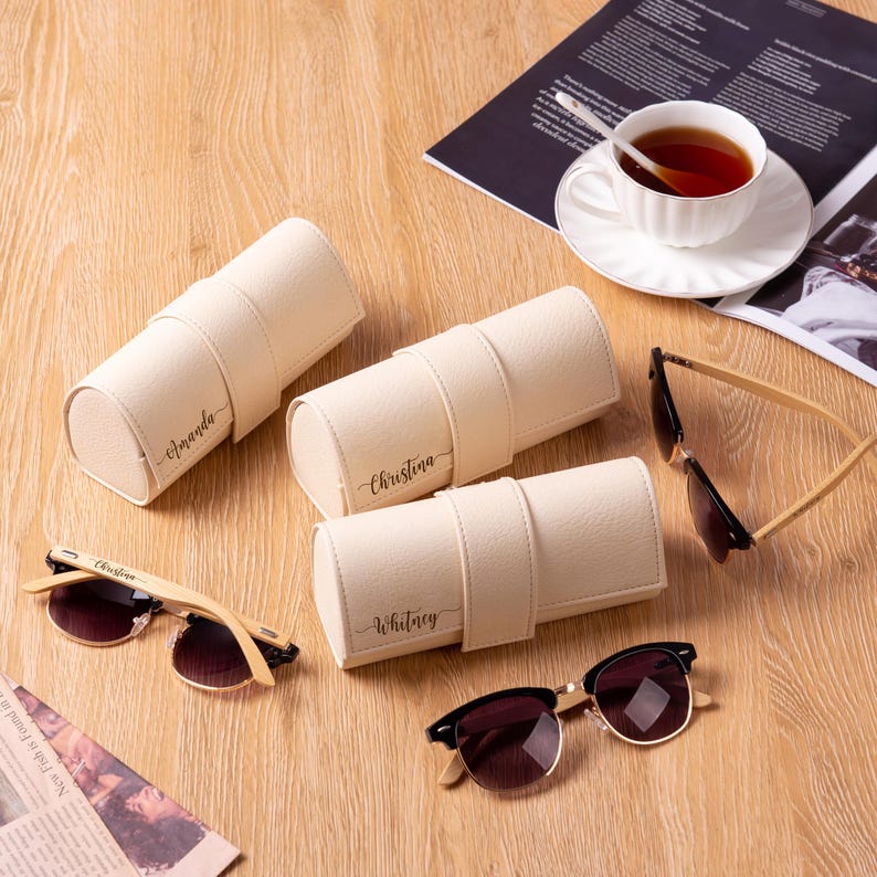 Personalized Women Sunglasses With Case, Bridesmaid Proposal Gifts ...