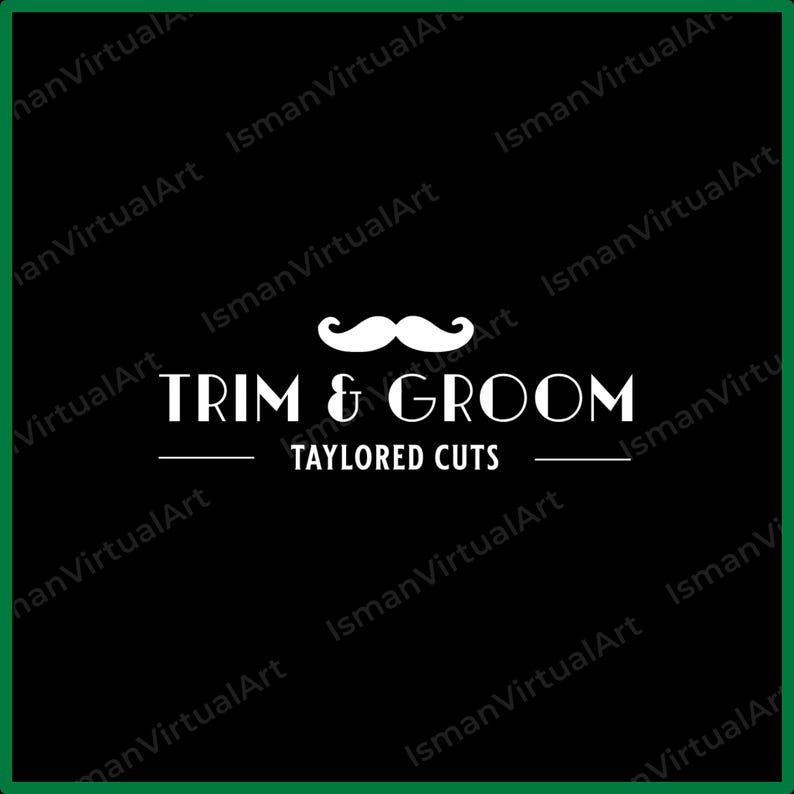 Barber Shop Logo Bundle – Sharp, Groom & Style Collection - Etsy