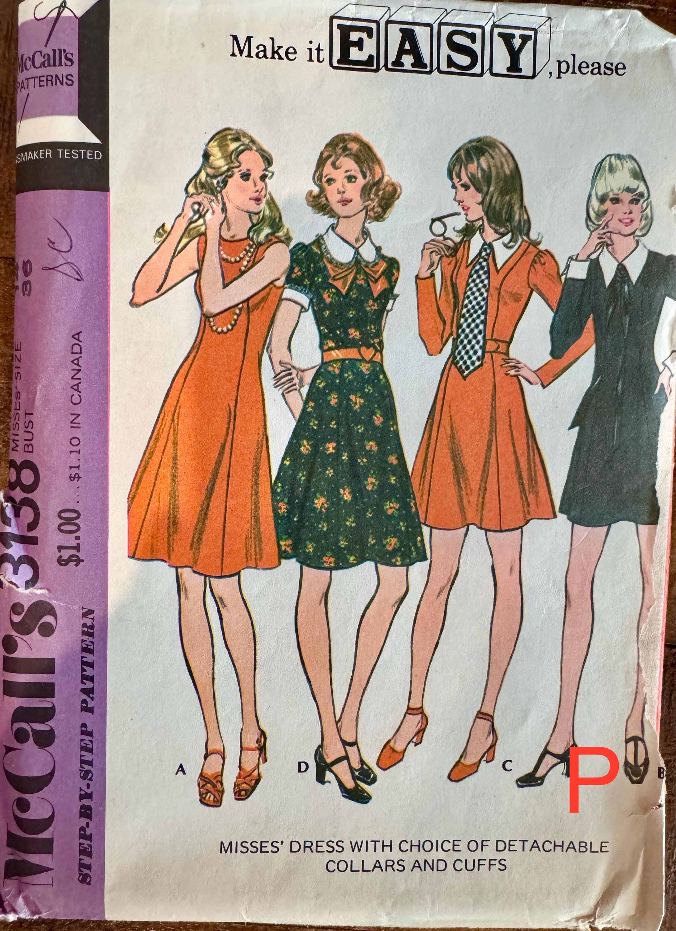 Vintage Mccall's Sewing Patterns 1930s-1980s | Simplicity, Mccall's ...