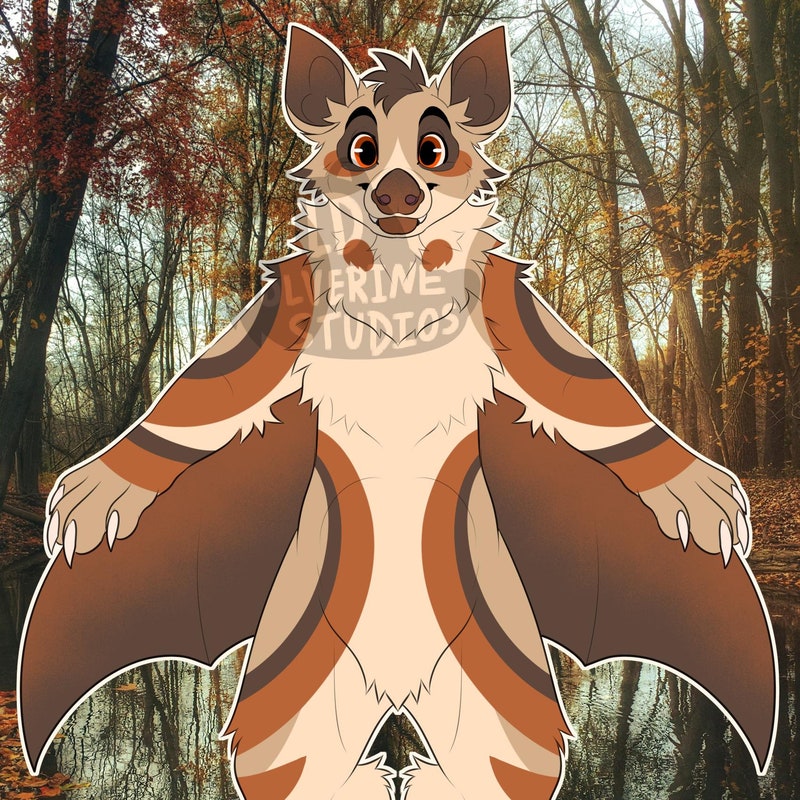 Bat Fursona - Etsy