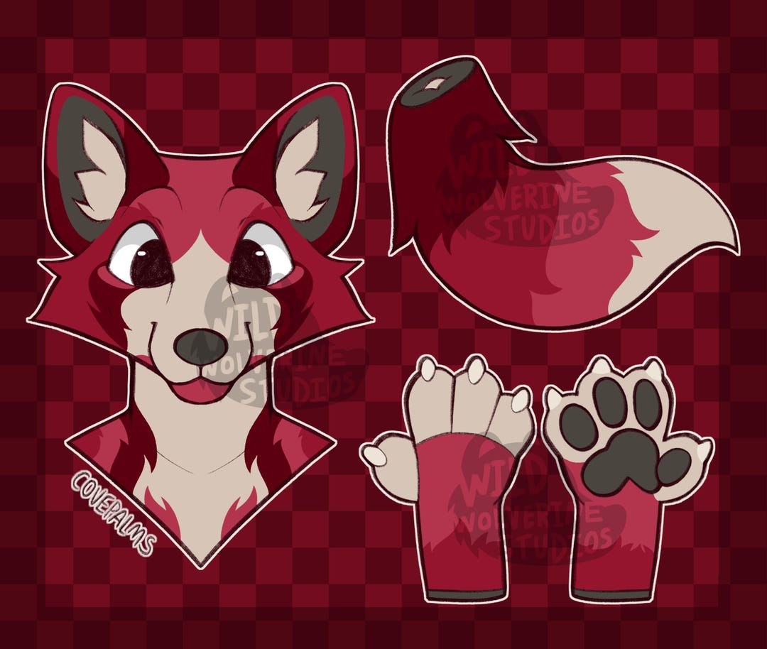DIGITAL Fox Furry Adopt Character Adoptable - Etsy