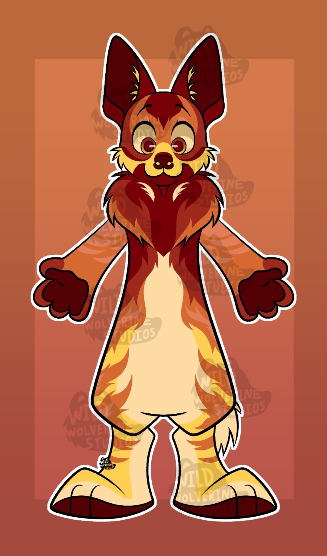 DIGITAL Aardwolf Furry Adopt Character Adoptable - Etsy