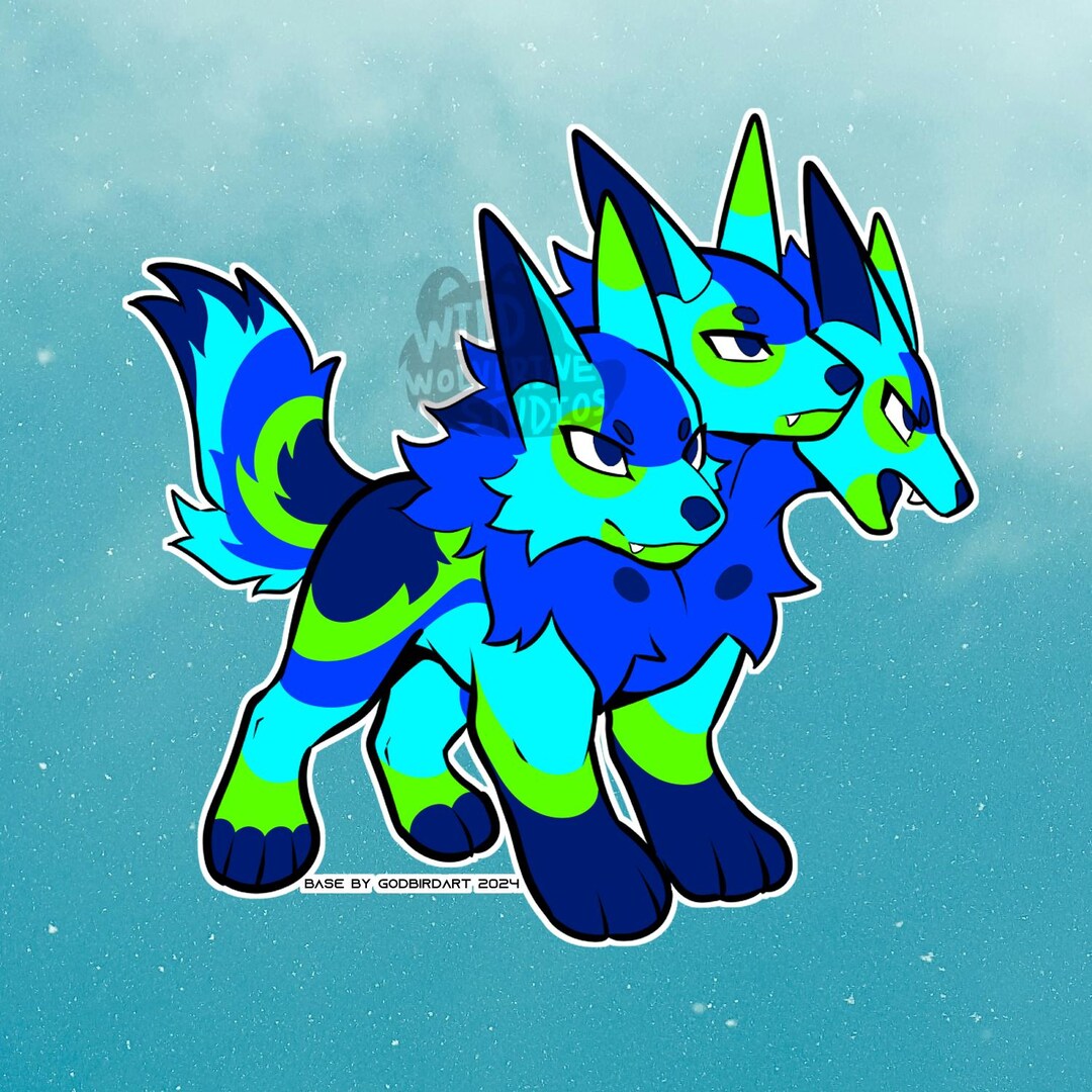 DIGITAL Cerberus Furry Adopt Character Adoptable - Etsy