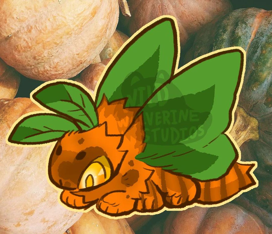 DIGITAL Pumpkin Moth Furry Adopt Character Adoptable - Etsy