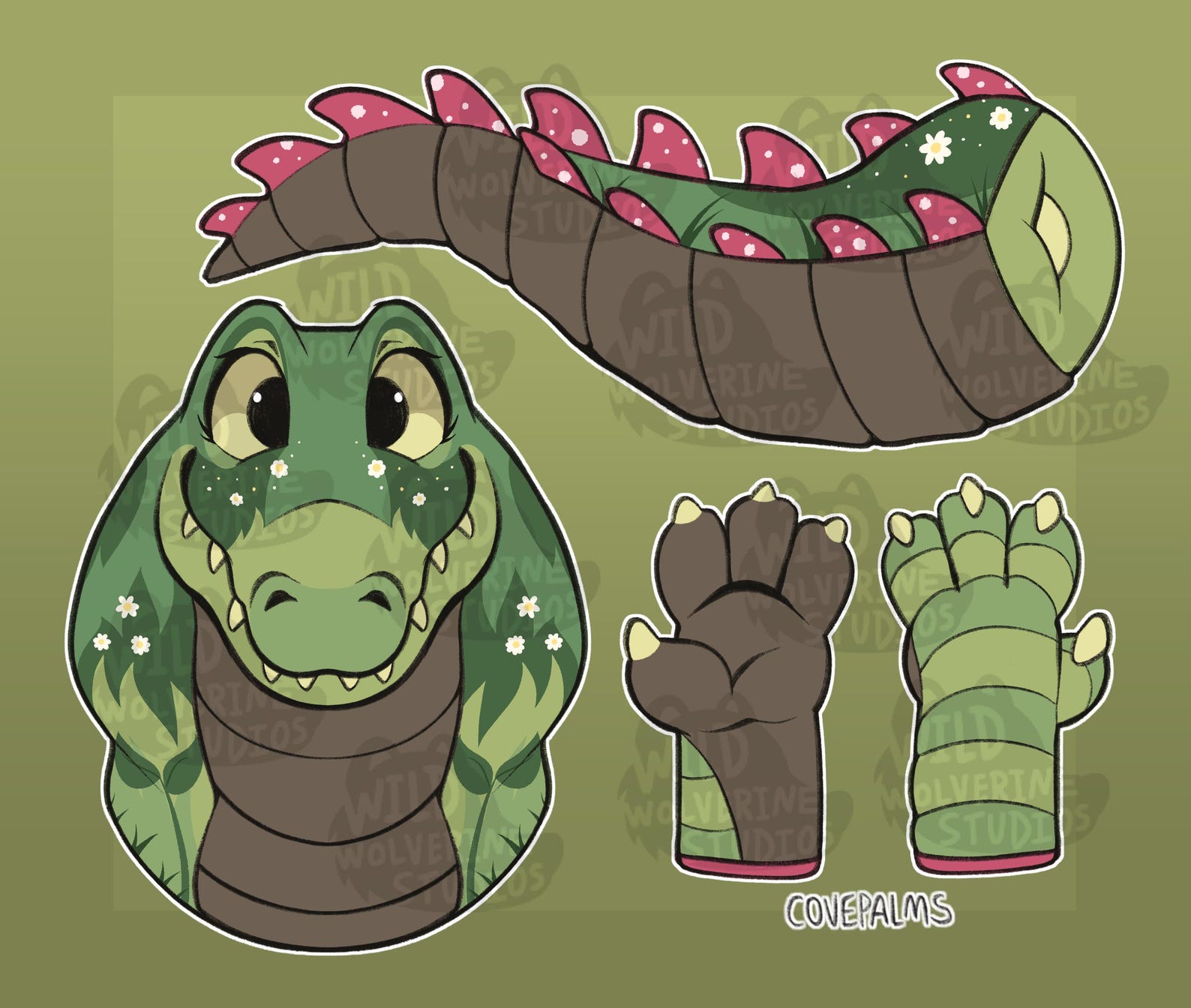 DIGITAL Alligator Furry Adopt Character Adoptable - Etsy
