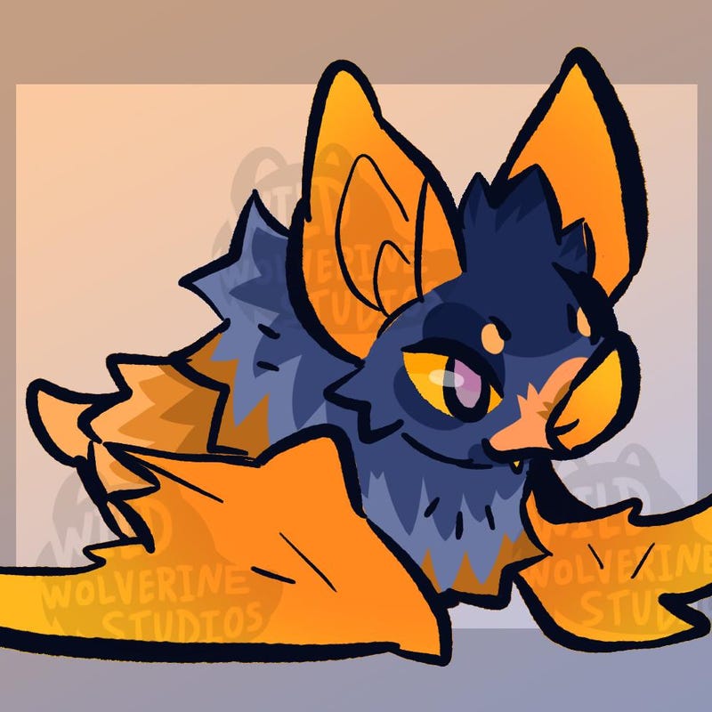 Bat Fursona - Etsy