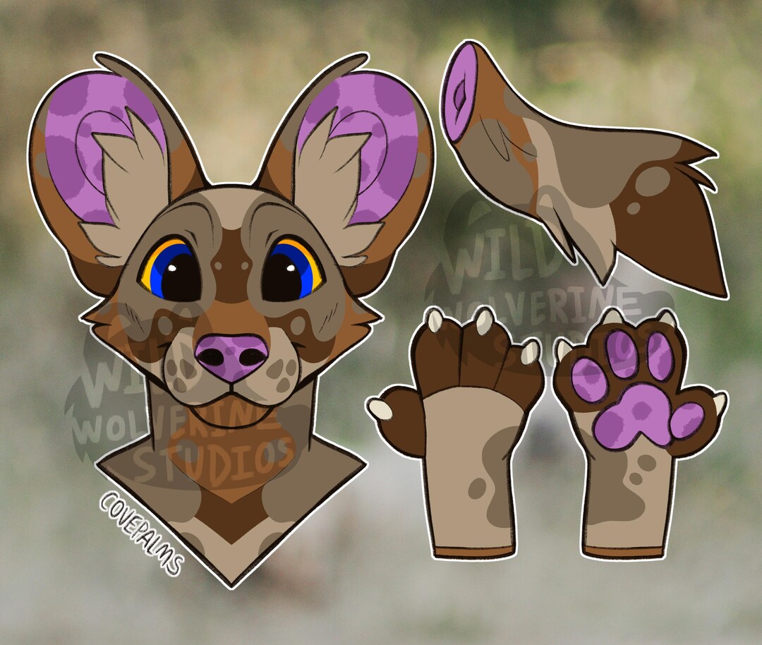 DIGITAL Wild Dog Furry Adopt Character Adoptable - Etsy