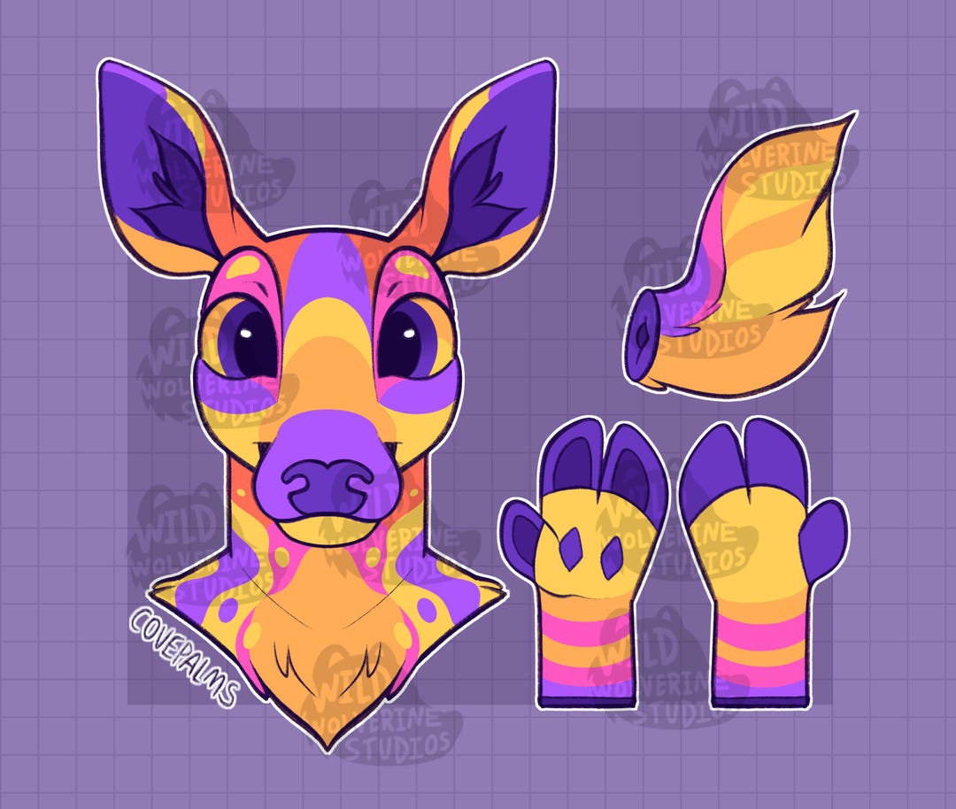 DIGITAL Doe Furry Adopt Character Adoptable - Etsy Australia