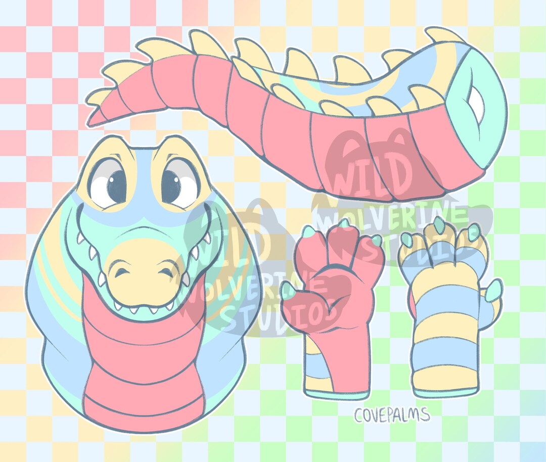 DIGITAL Alligator Furry Adopt Character Adoptable - Etsy