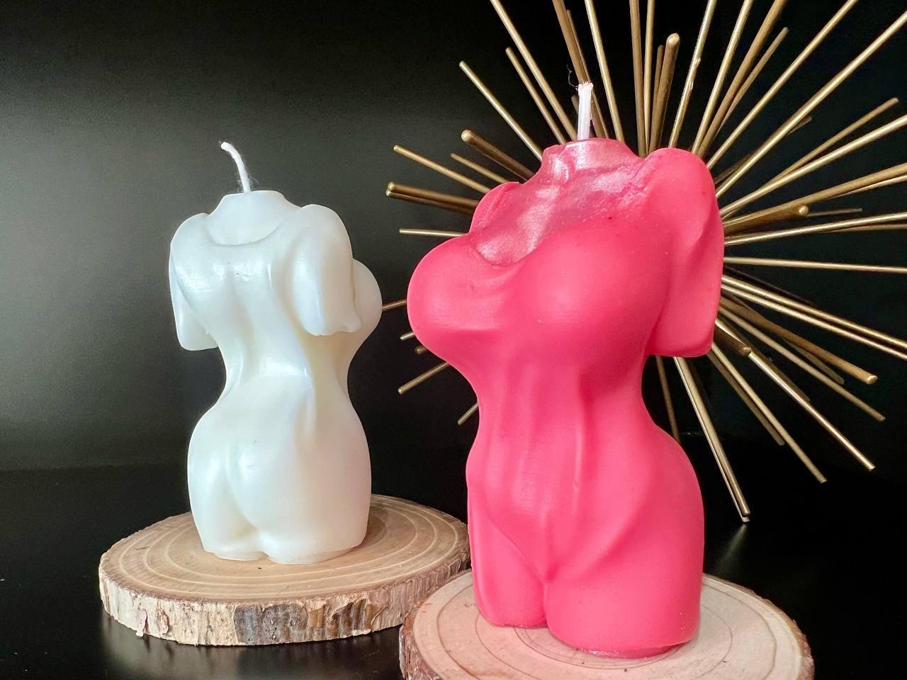 Curvy & Defined Male and Female Torso Candles|women and Man Candle ...