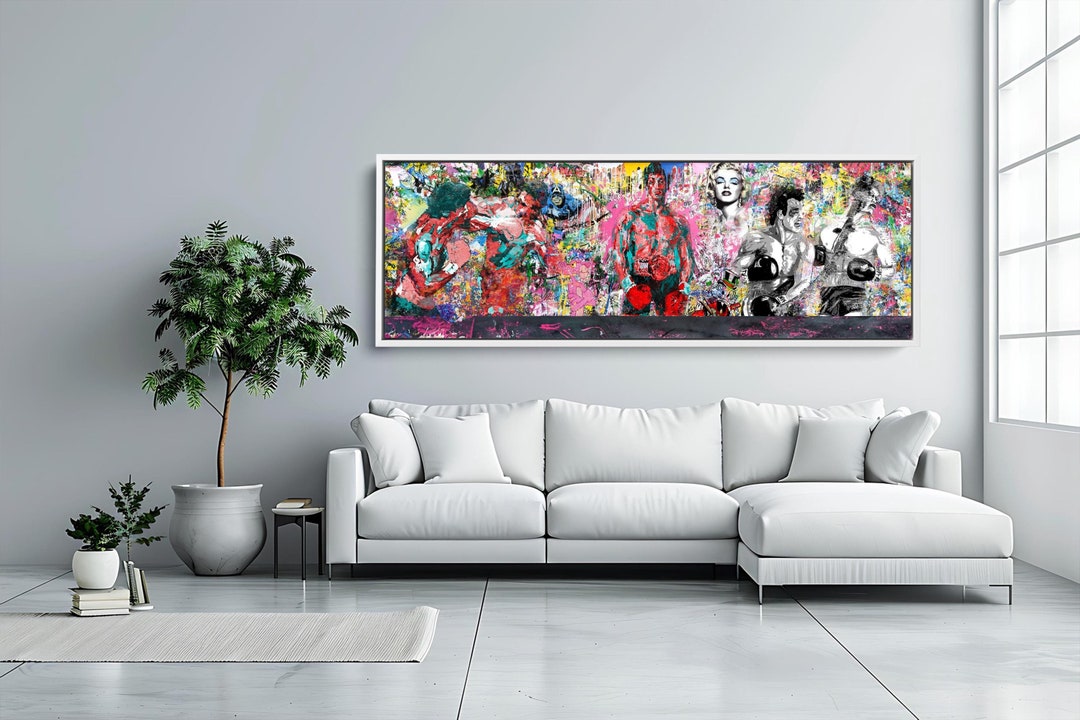 Multi Character Rocky Balboa Graffiti Pop Art, Pop Art Rocky , Rocky ...