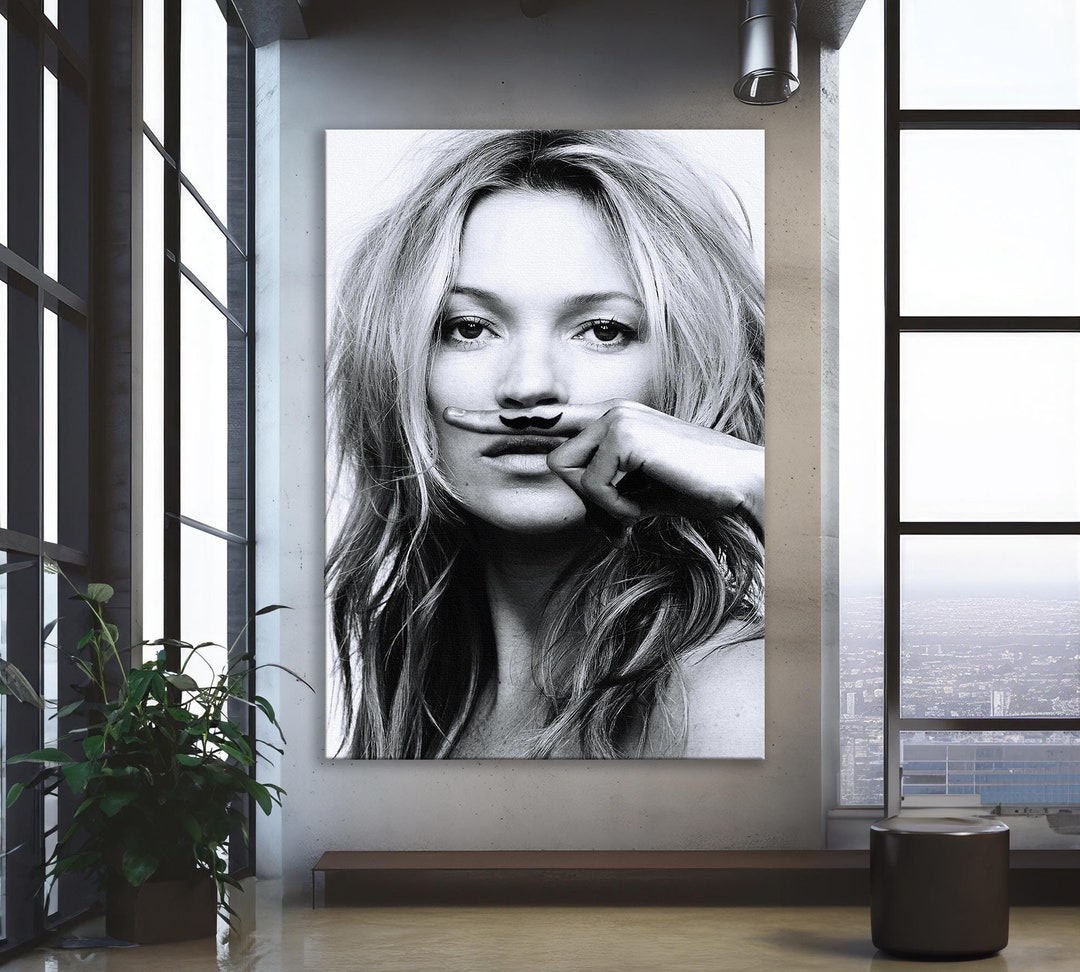 Kate Moss Print Kate Moss Poster Fashion Print Life is Joke Print ...