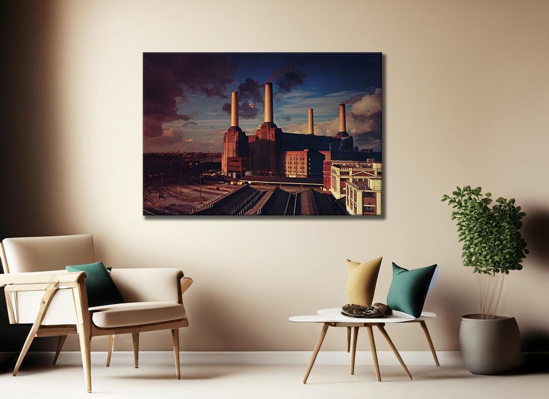 Pink Floyd Wall Art, Animals Album Cover Canvas Art, Music Wall Decor ...