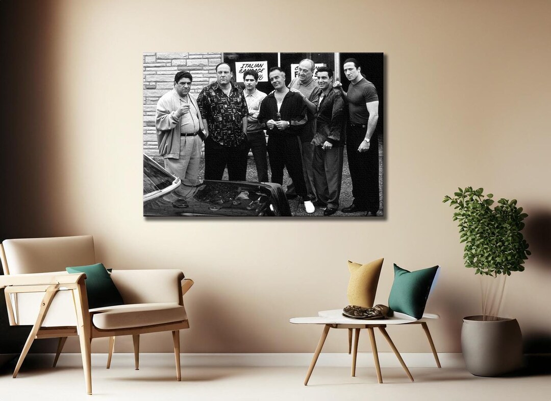 Gangster Family Premium Art, Tony Black and White, Movies and TV Wall ...