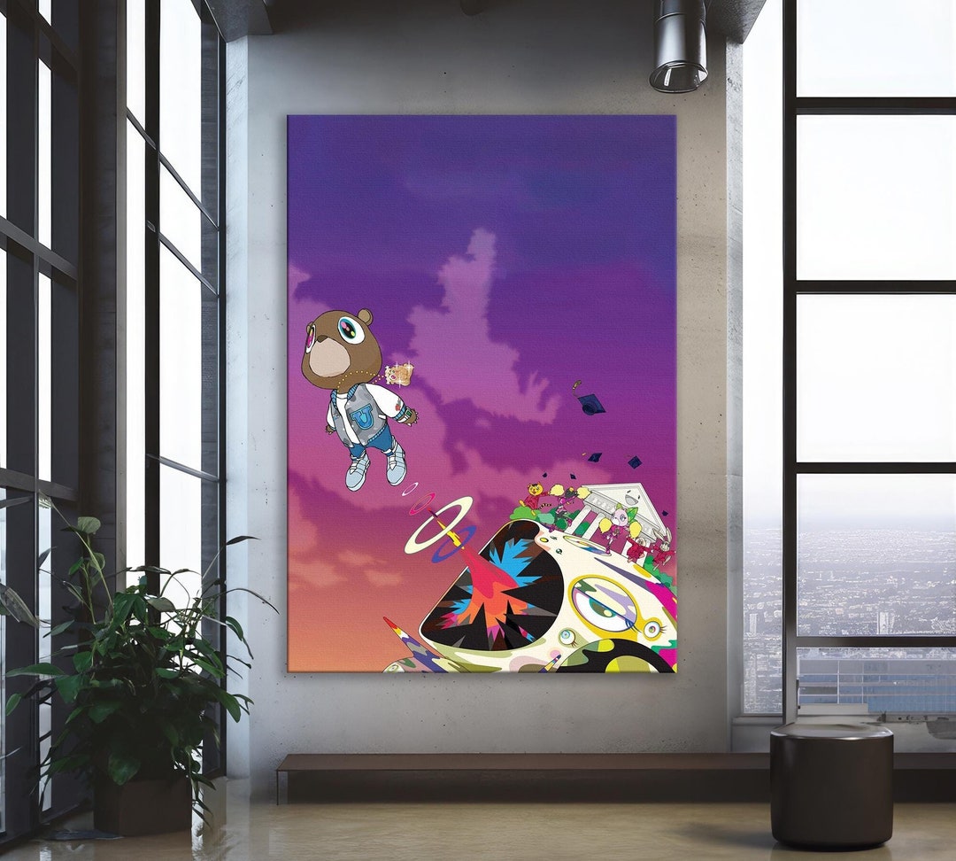 Graduation Album Cover Canvas,rapper Graduation Album Print, Album ...