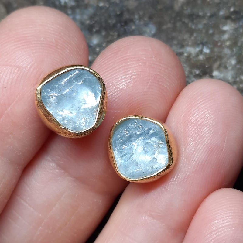 Gold Hands Stud Earrings - Etsy UK