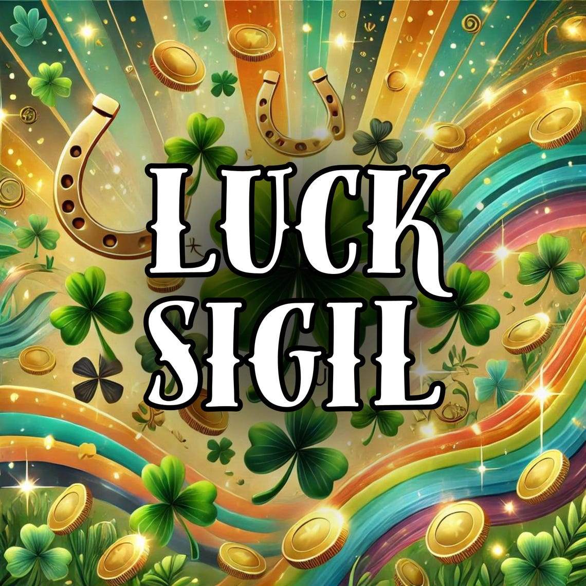 Luck Sigil, How to Use Sigil, Sigil Work, Sigil Drawing, Law of ...