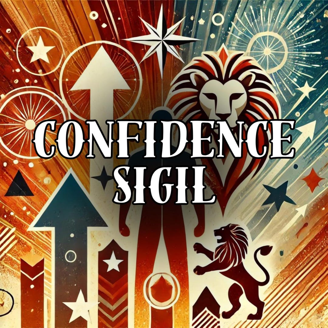 Confidence Sigil, How to Use Sigil, Sigil Work, Sigil Drawing, Law of ...