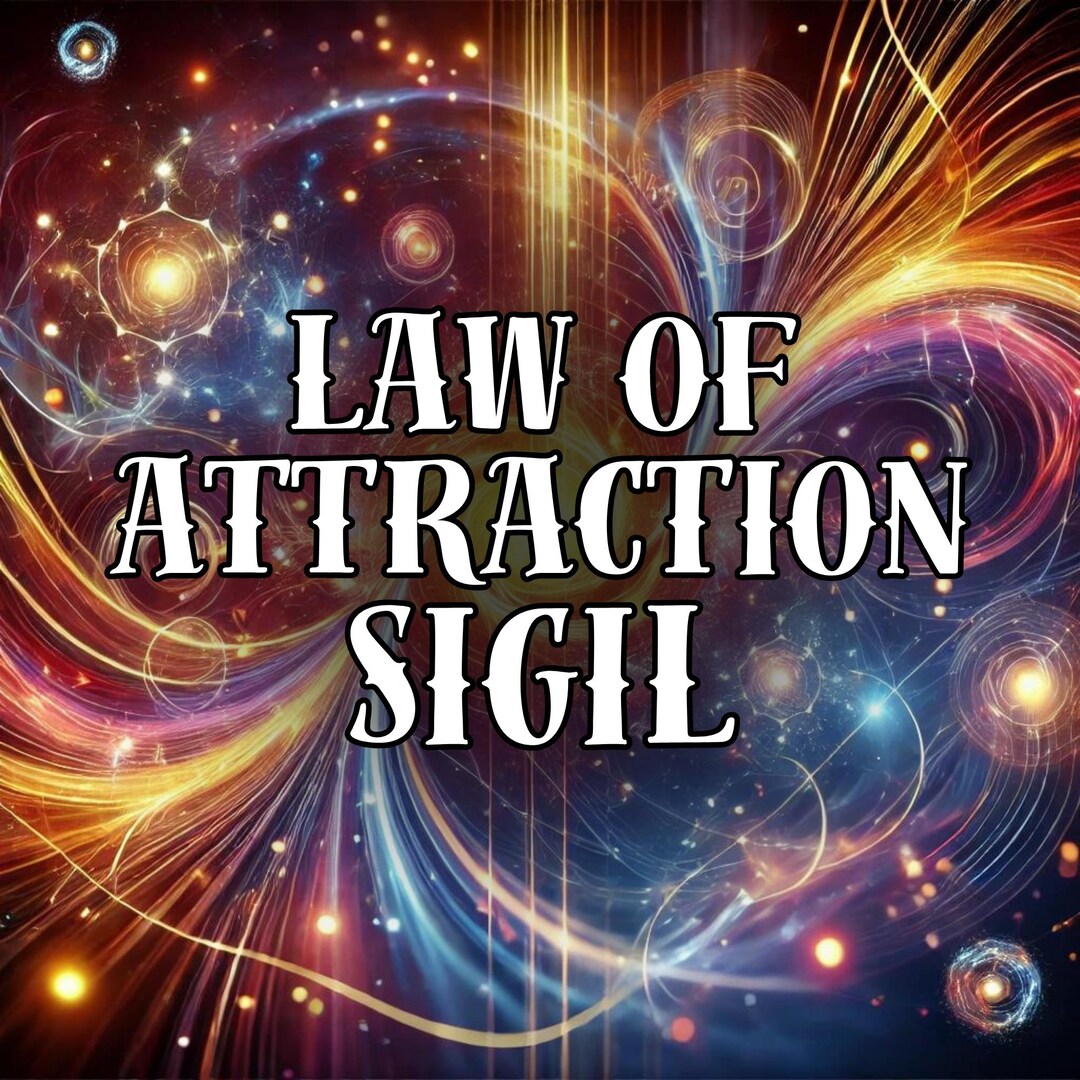 Law of Attraction Sigil, How to Use Sigil, Sigil Work, Sigil Drawing ...