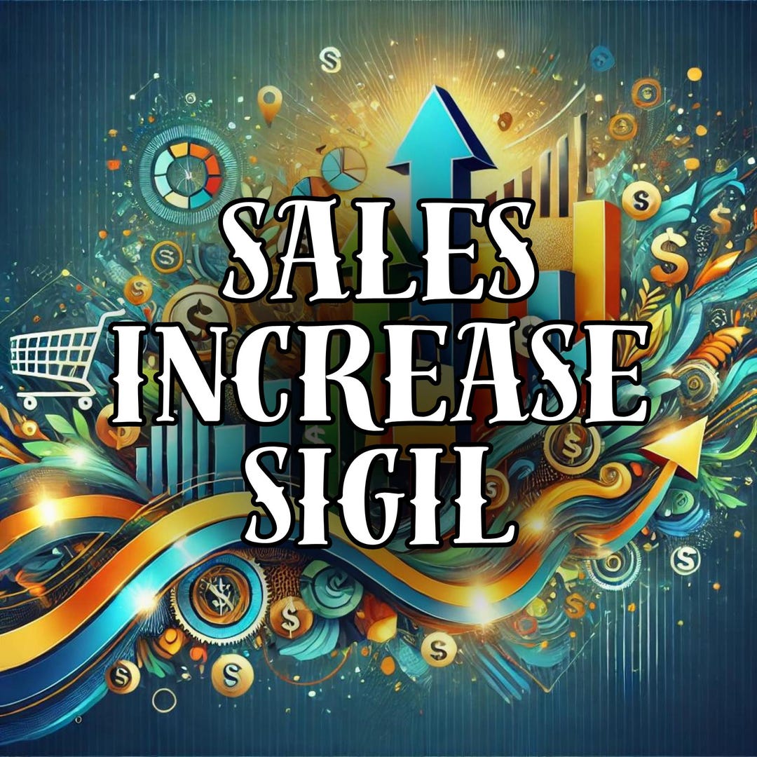 Sales Increase Sigil, How to Use Sigil, Sigil Work, Sigil Drawing, Law ...