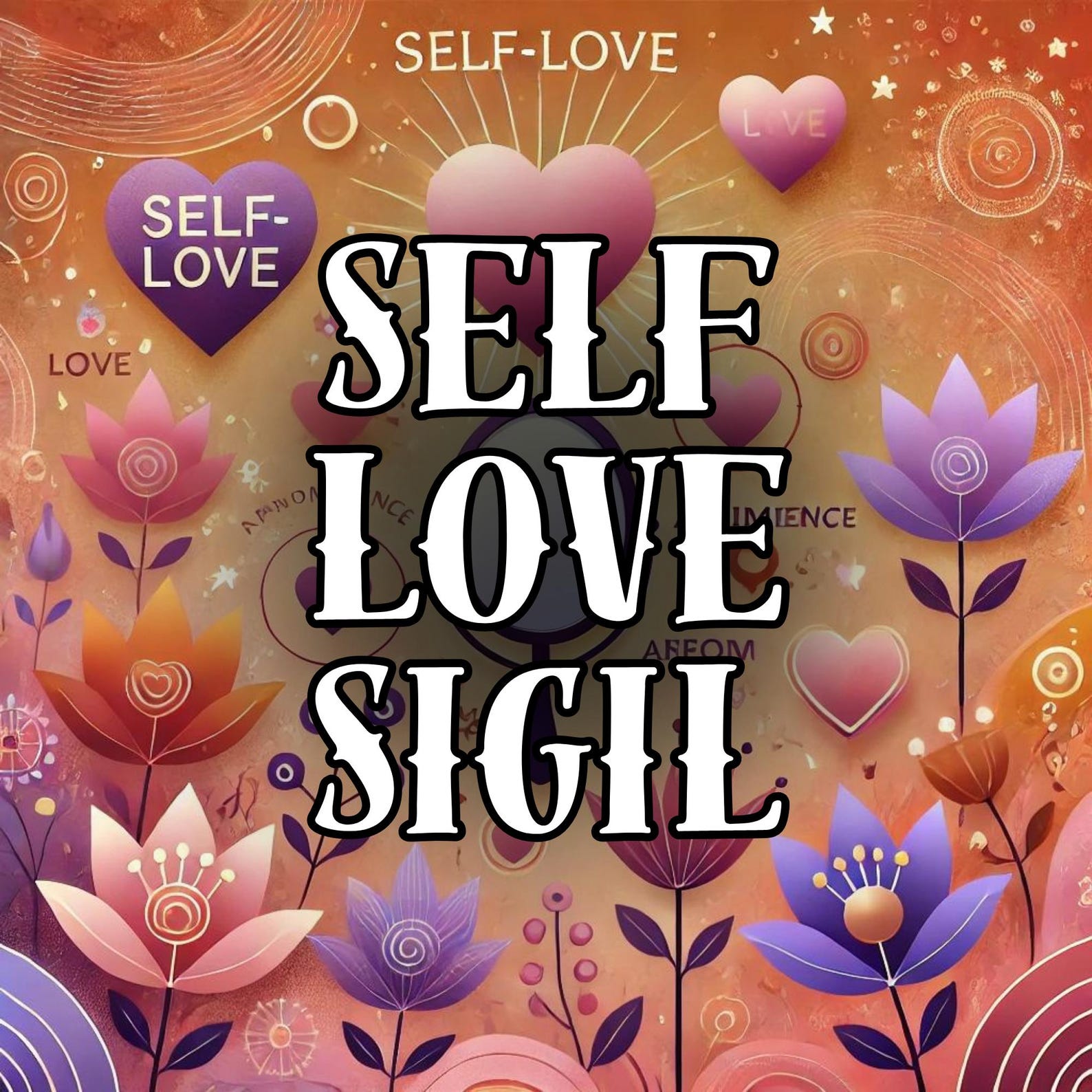 Self Love Sigil, How to Use Sigil, Sigil Work, Sigil Drawing, Law of ...