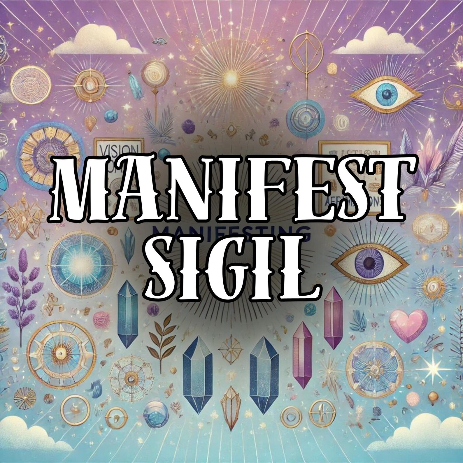 Manifest Sigil, How to Use Sigil, Sigil Work, Sigil Drawing, Law of ...