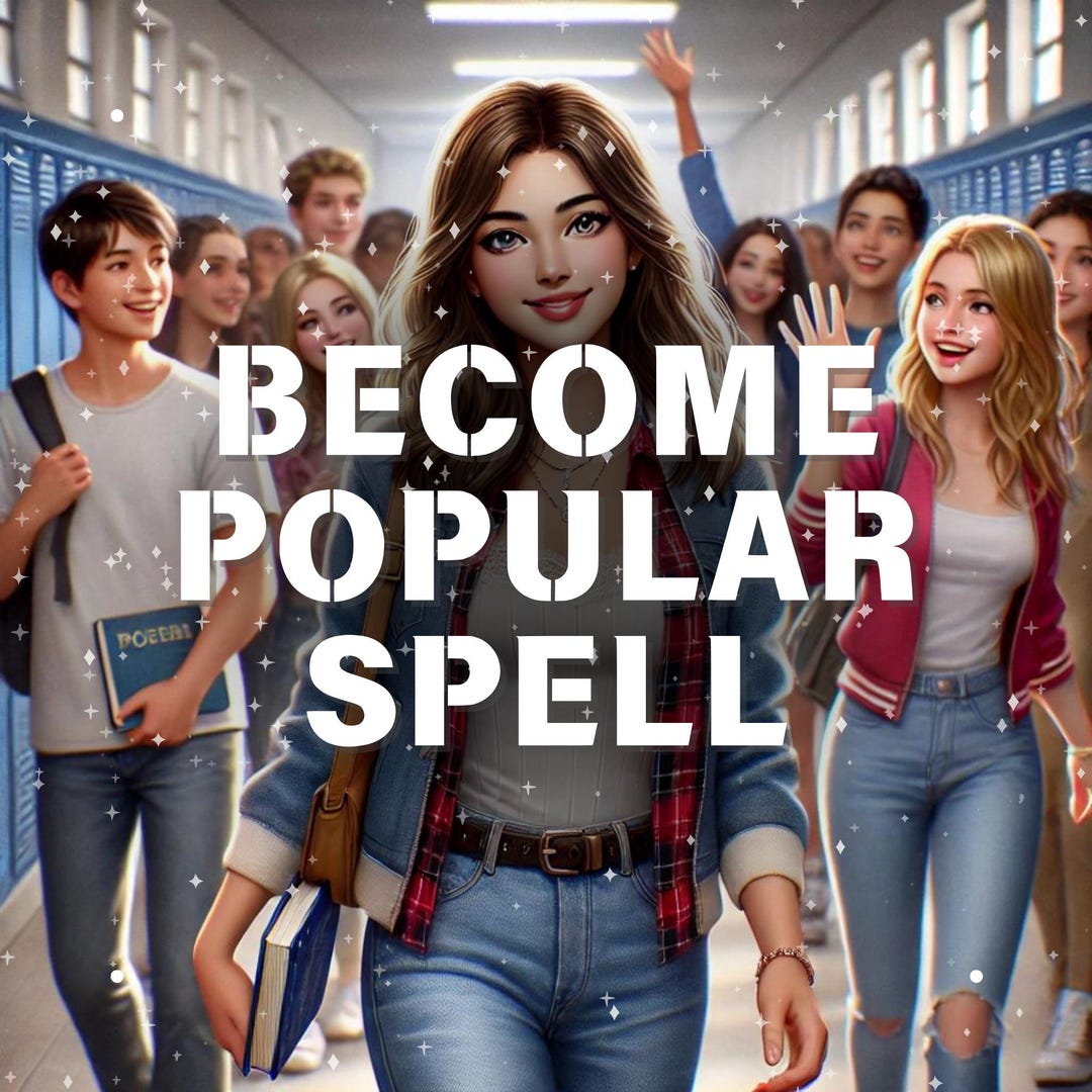 Become Popular Spell, Popular Spell, Popular Girl Spell, Law of ...