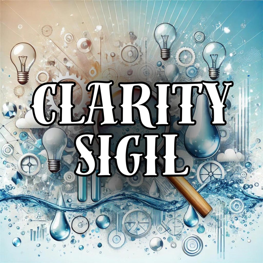 Clarity Sigil, How to Use Sigil, Sigil Work, Sigil Drawing, Law of ...