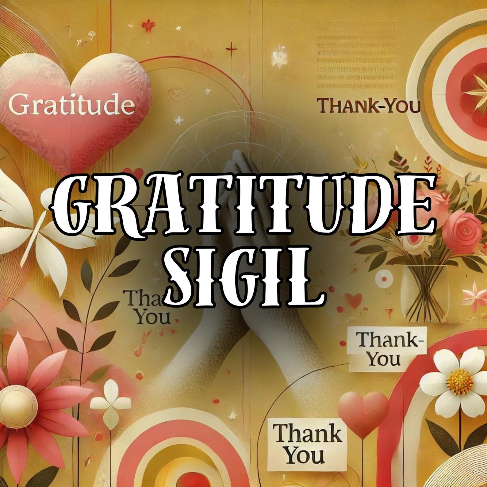 Gratitude Sigil, How to Use Sigil, Sigil Work, Sigil Drawing, Law of ...