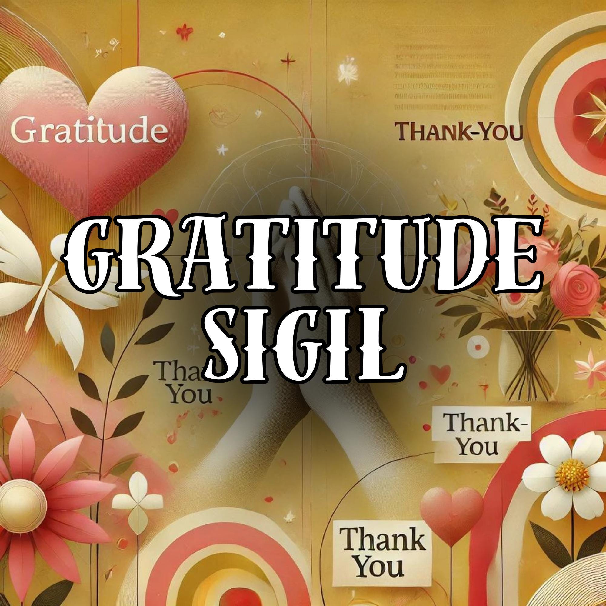 Gratitude Sigil, How to Use Sigil, Sigil Work, Sigil Drawing, Law of ...