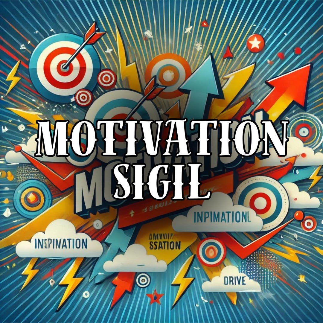 Motivation Sigil, How to Use Sigil, Sigil Work, Sigil Drawing, Law of ...