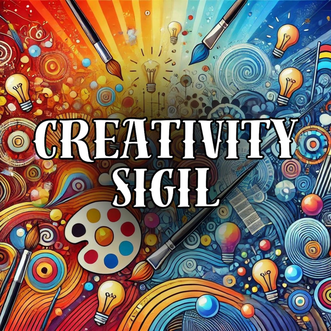 Creativity Sigil, How to Use Sigil, Sigil Work, Sigil Drawing, Law of ...