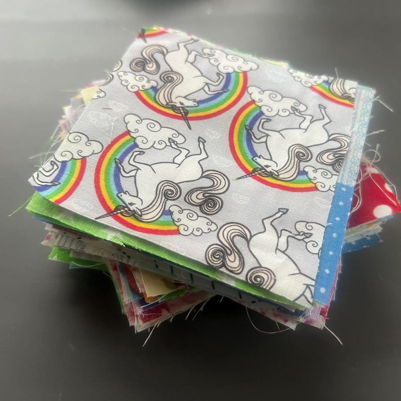 4x4 Fabric Squares - Etsy