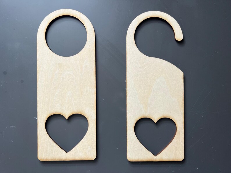 Blank Wooden Door Hangers, Unfinished Craft Shapes - Etsy