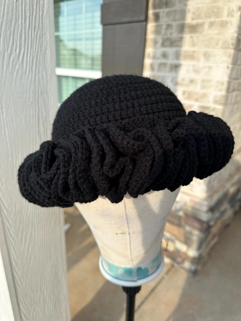 Crochet Ruffle Hat Pattern - Etsy