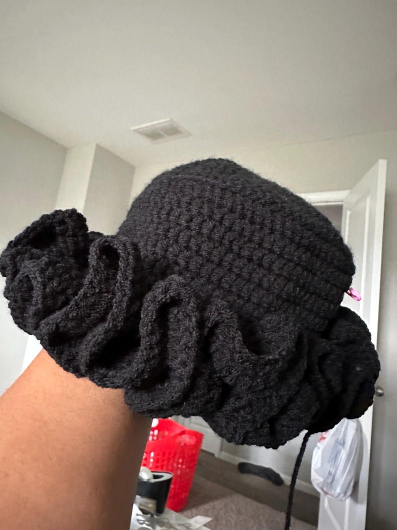 Crochet Ruffle Hat Pattern - Etsy