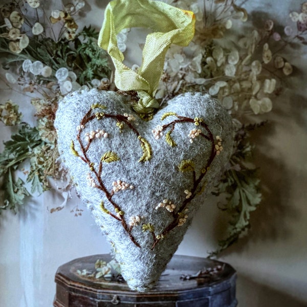 Embroidered Felt - Etsy