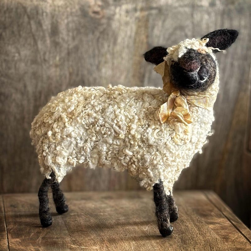 Needle Felted Sheep - Etsy