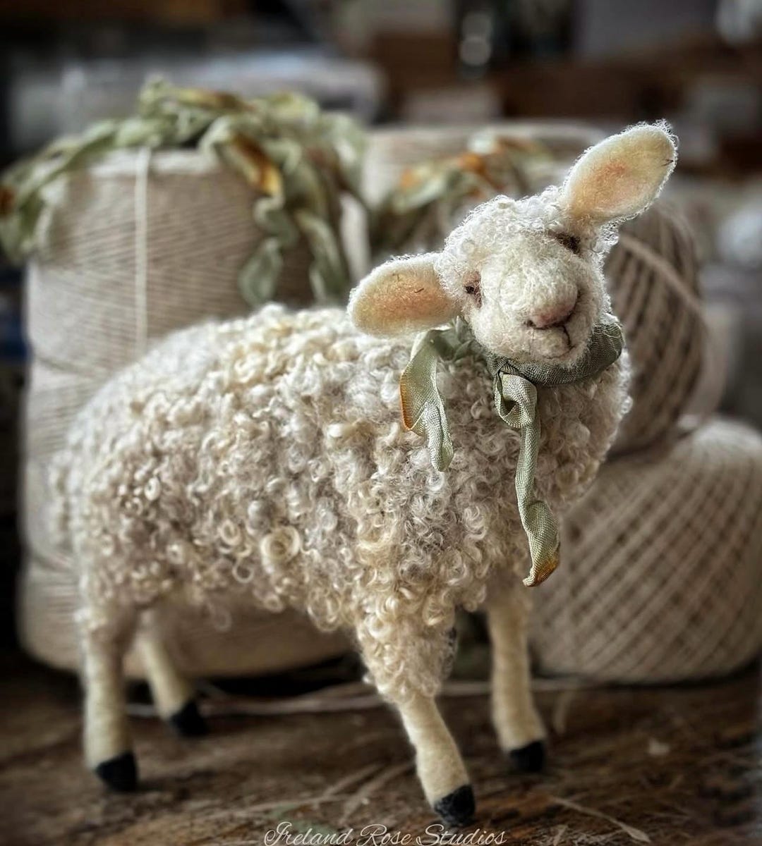 Needle-felted Sheep- Made to Order - Etsy
