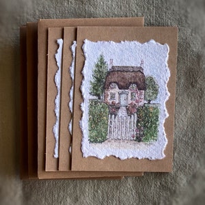 Miniature Coral Cottage Enclosure Cards - Etsy