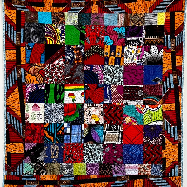 African Quilt - Etsy